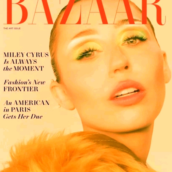 Bazaar | Other | Miley Cyrus Harpers Bazaar Magazine Issue December 224 ...